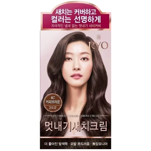 Ryo Bright Color Hair Dye Cream 6C Coffee Brown